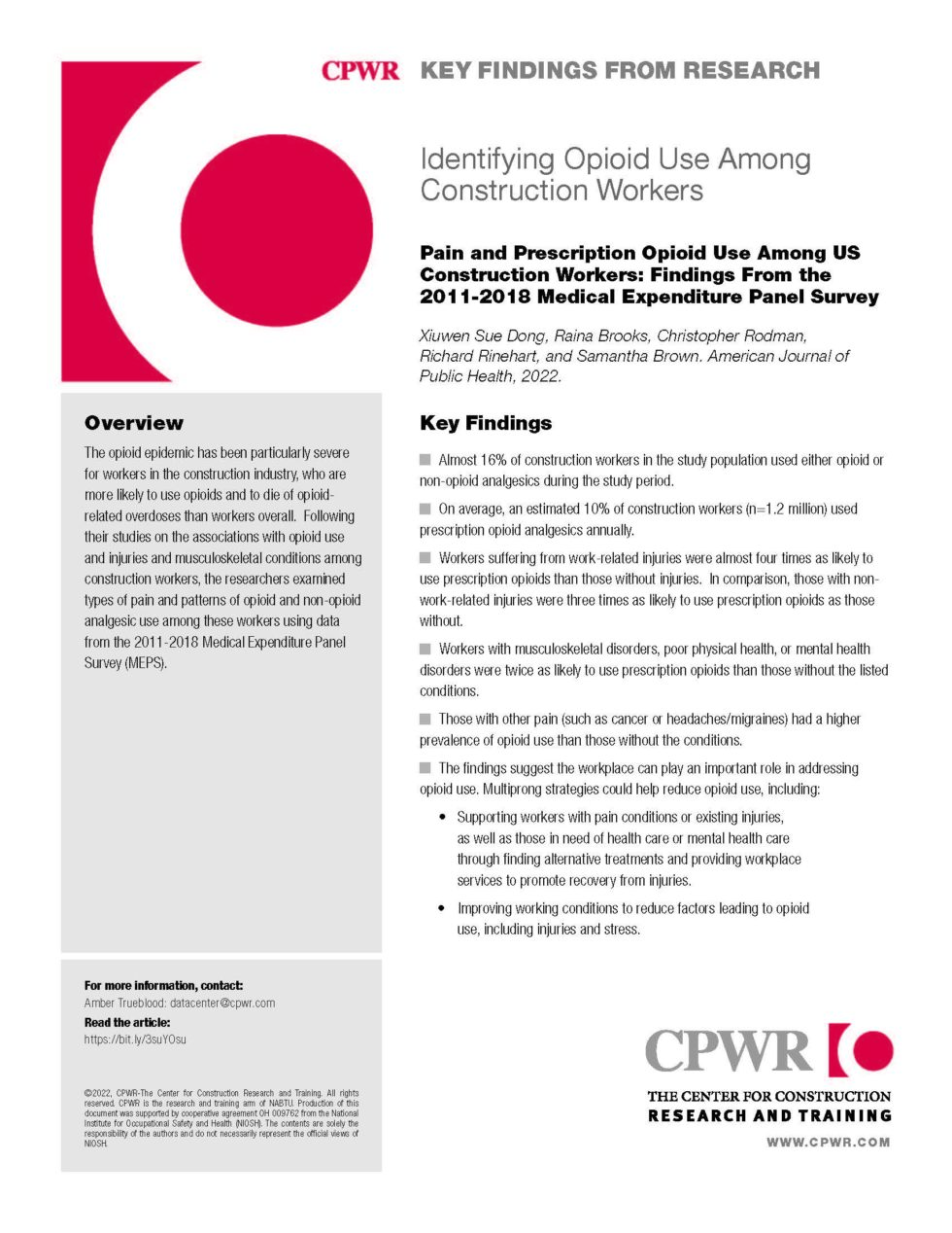 CPWR | Search Results