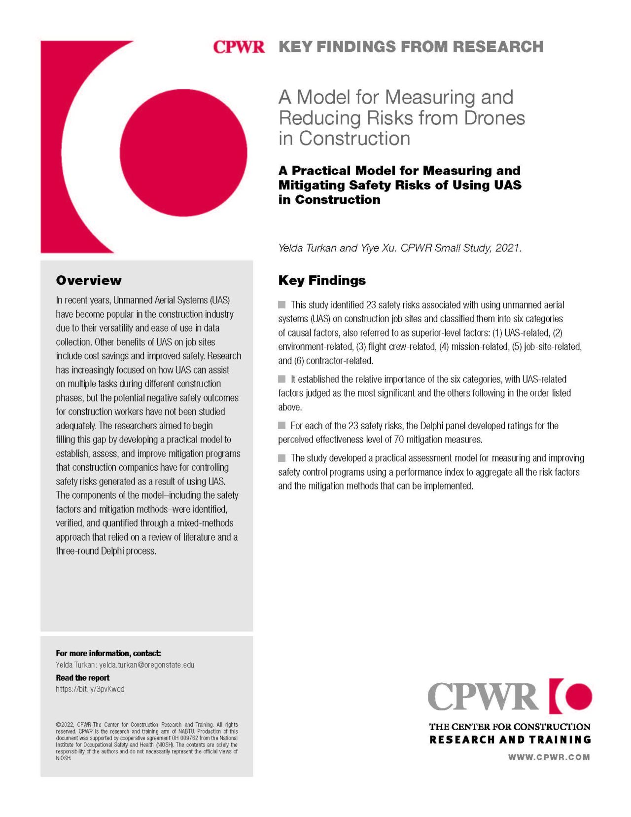 CPWR | Key Findings from Research