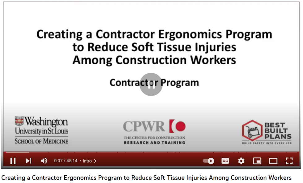 CPWR Contractor Training Program