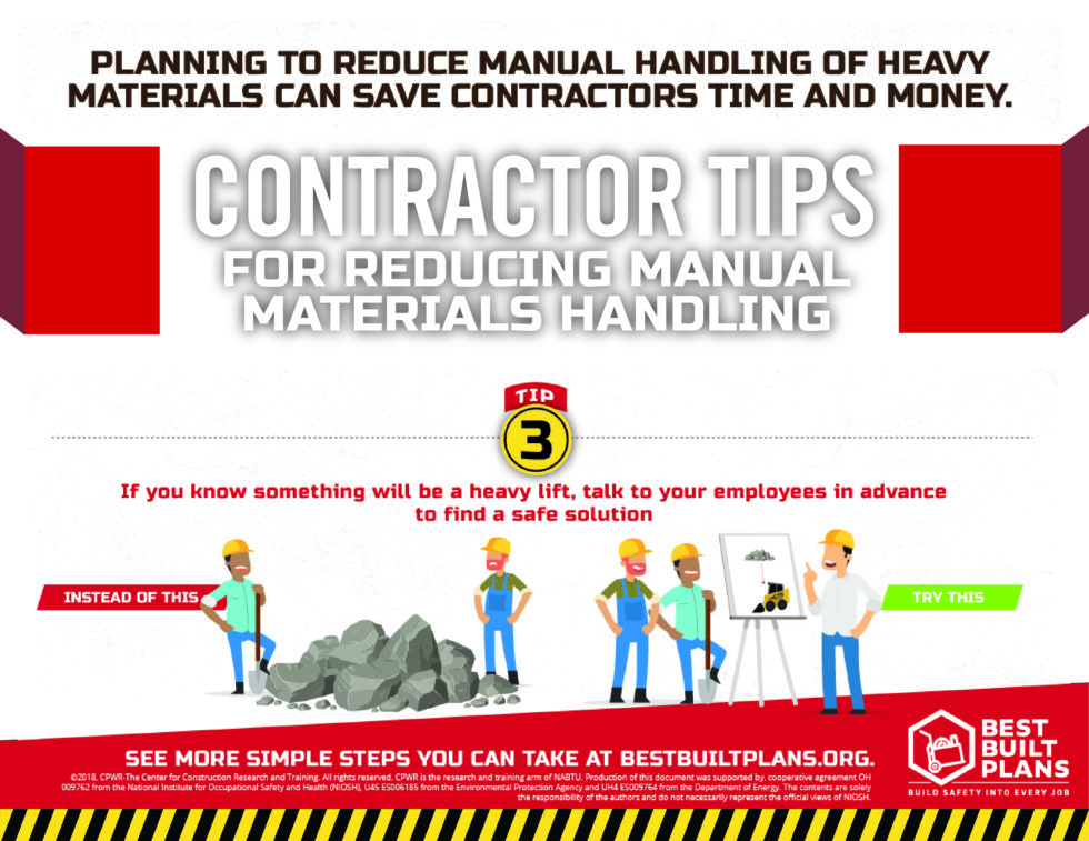 CPWR Materials Handling Infographics